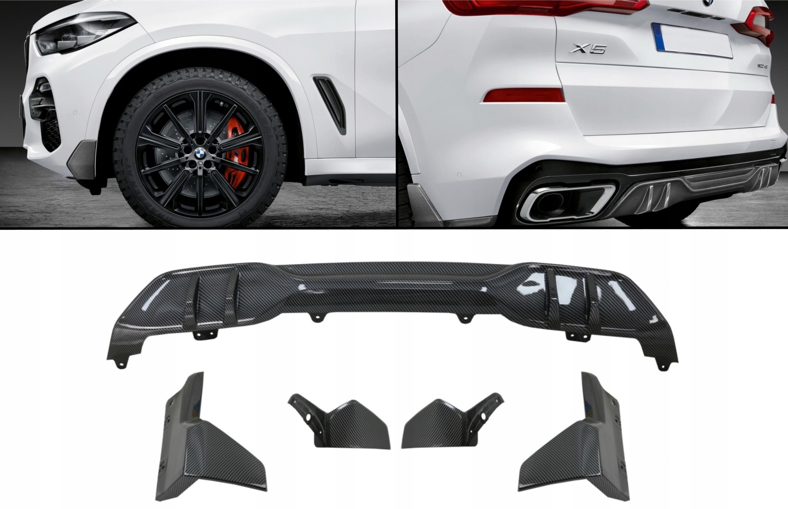 Zderzak do kupienia Kitt Tuning Aero Body Kit Spojler Dyfuzor Do Bmw X5 G05 18 - Opinie i ceny ...