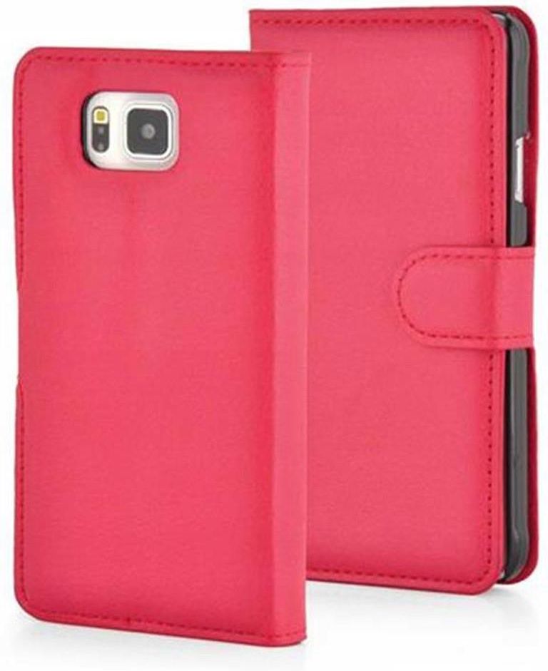 Cadorabo Etui Kompatybilne Z Samsung Galaxy Alpha W Kolorze Karminy ...