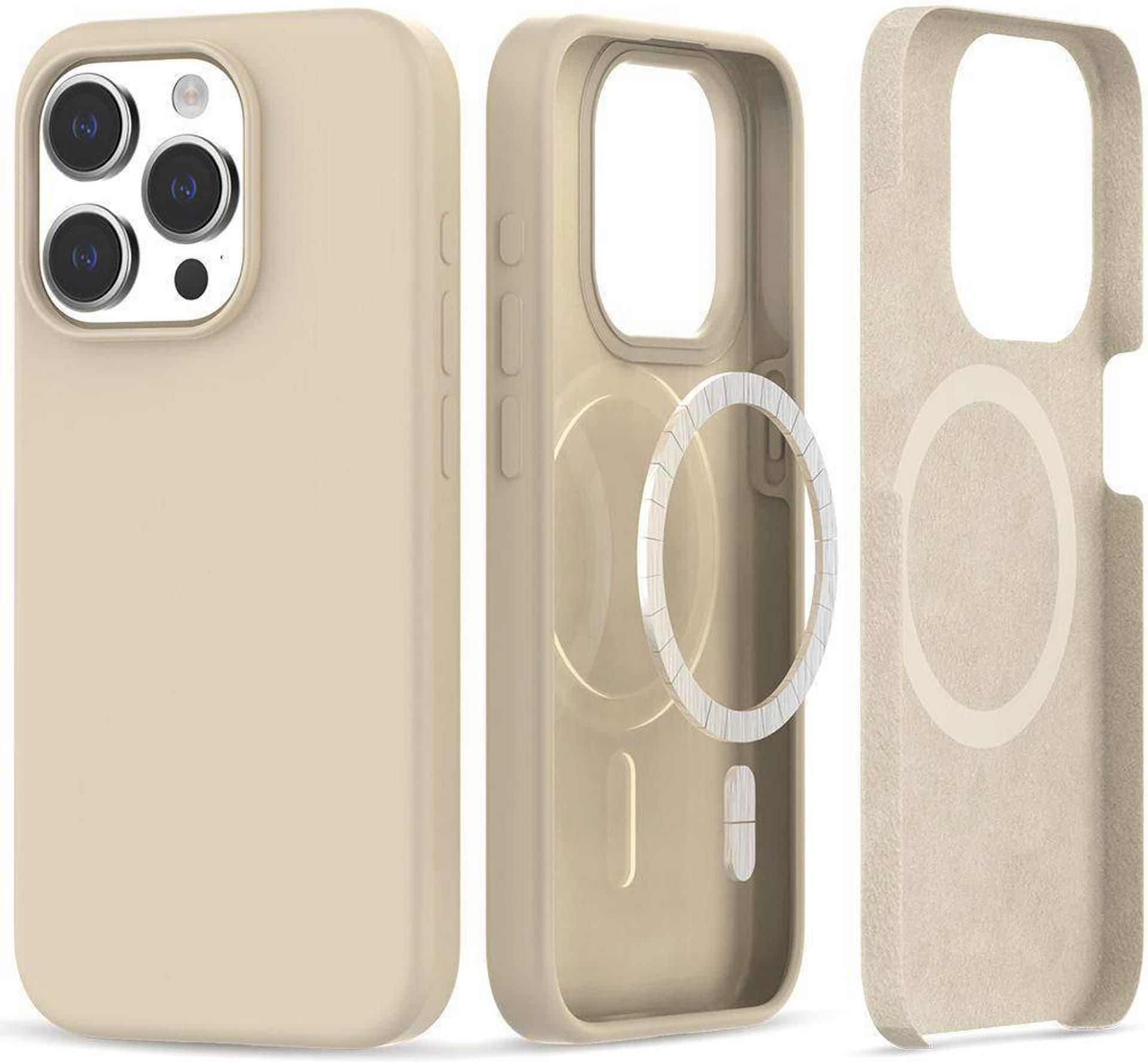 Tech Protect Etui Apple Iphone 15 Pro Silicone Magsafe Beżowe - Etui na ...