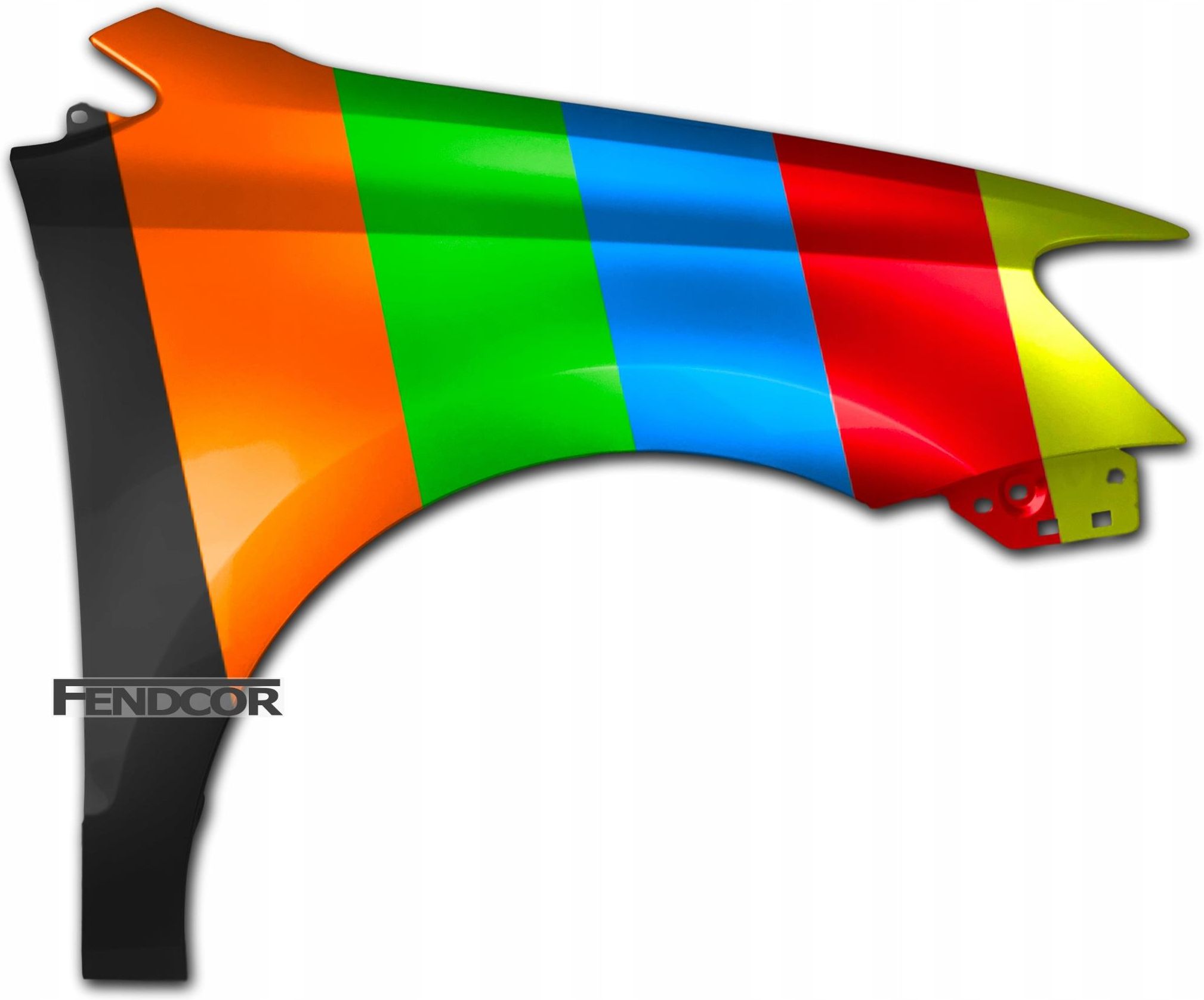 Błotnik samochodowy Fendcor Błotnik Prawy Do Vw Polo 6R 5 V 09 17 Ld5E ...