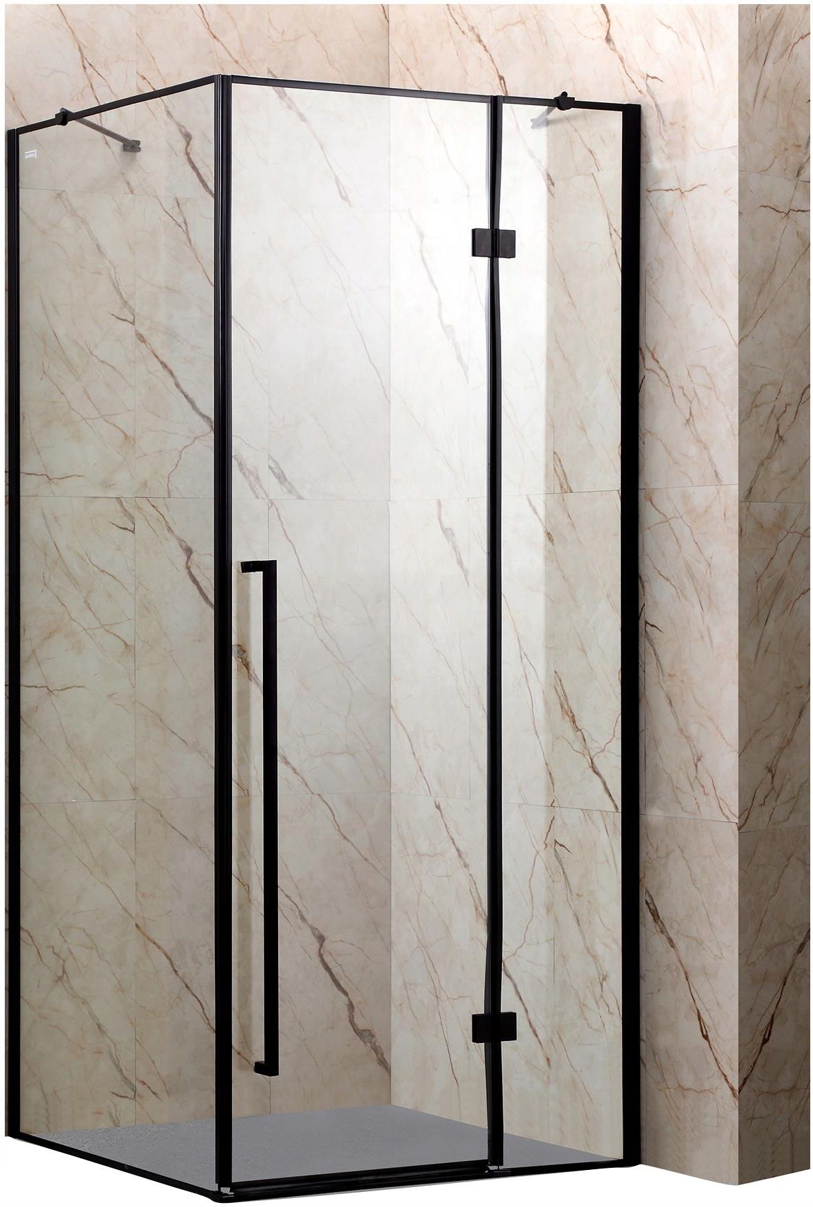 Kabina prysznicowa Luminas Loft Black 120x90 Szkło 6mm (789456123 ...