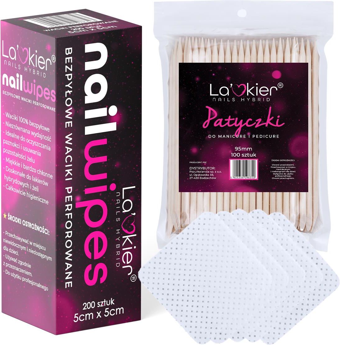 La'Kier Waciki Bezpyłowe Perforowane Patyczki - Opinie i ceny na Ceneo.pl