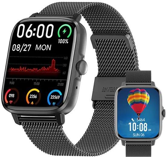 Smartwatch Artnico DT102 stalowy czarny - Opinie i ceny na Ceneo.pl