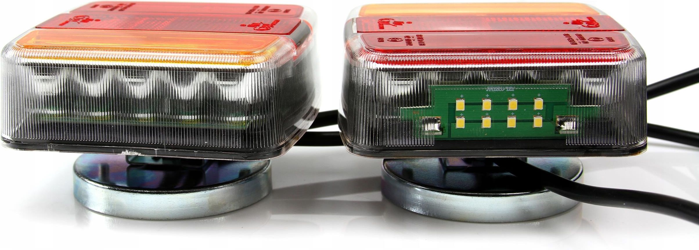 Lampa tylna Mar Pol Zestaw Świateł Lamp Do Przyczepy Led 12V Na Magnes ...