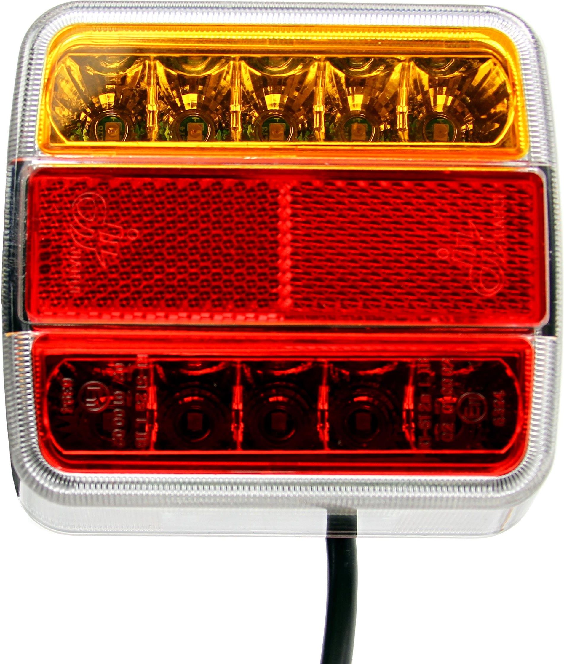 Lampa tylna Mar Pol Zestaw Świateł Lamp Do Przyczepy Led 12V Na Magnes ...