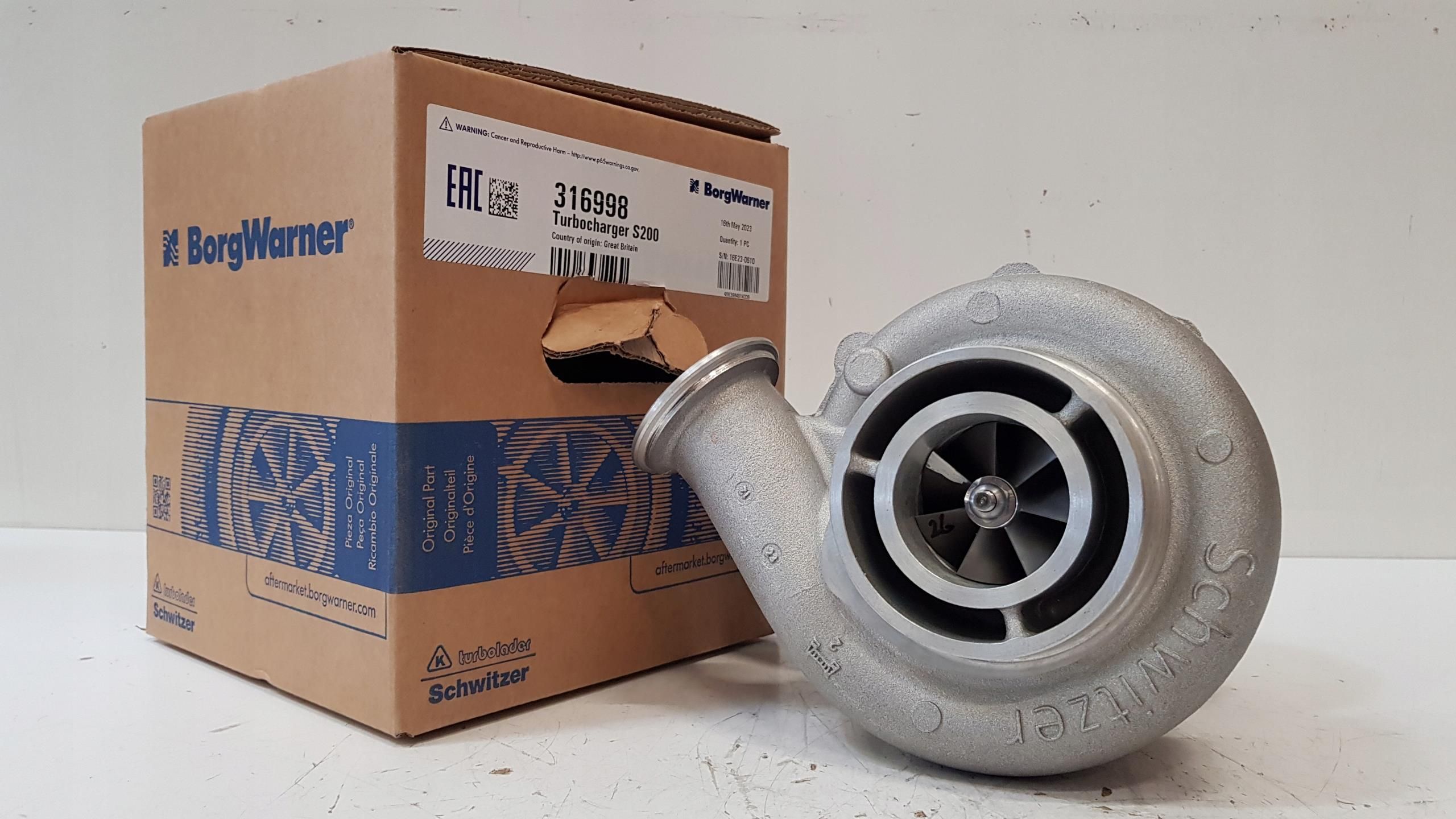 Turbosprężarka Schwitzer Turbosprężarka 316998 316408 3827040 - Opinie ...