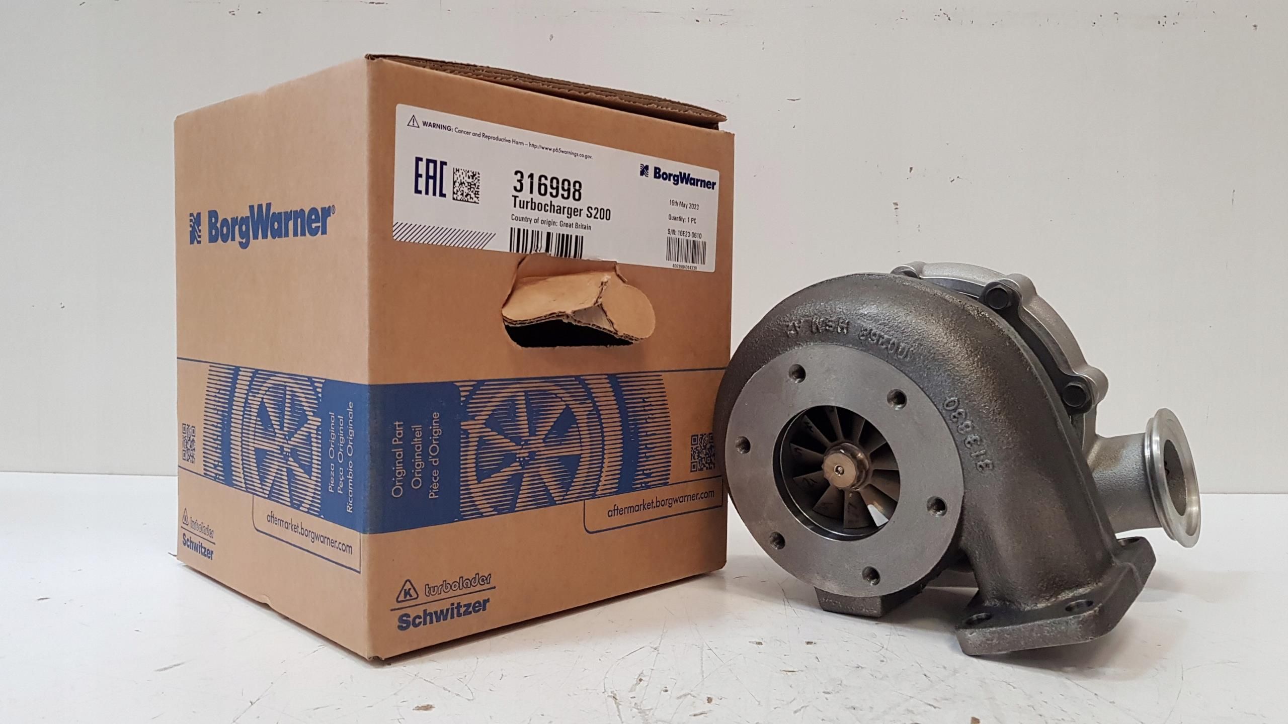 Turbosprężarka Schwitzer Turbosprężarka 316998 316408 3827040 - Opinie ...