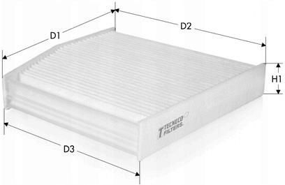 Filtr kabinowy Tecneco Filters Filtr Kabinowy Volvo S60 - Opinie i ceny ...
