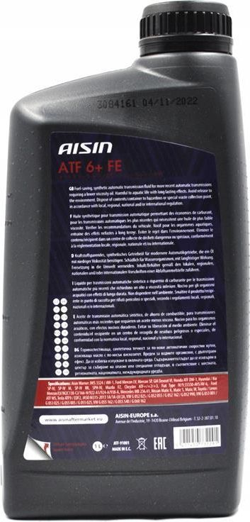 Aisin Olej Przekładniowy Atf 6 1L Jws3324 - opinie i ceny na Ceneo.pl
