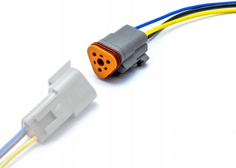 Einparts Automotive Wtyczka 3Xpin Wtyk Deutsch Lampa Drogowa Light Bar ...