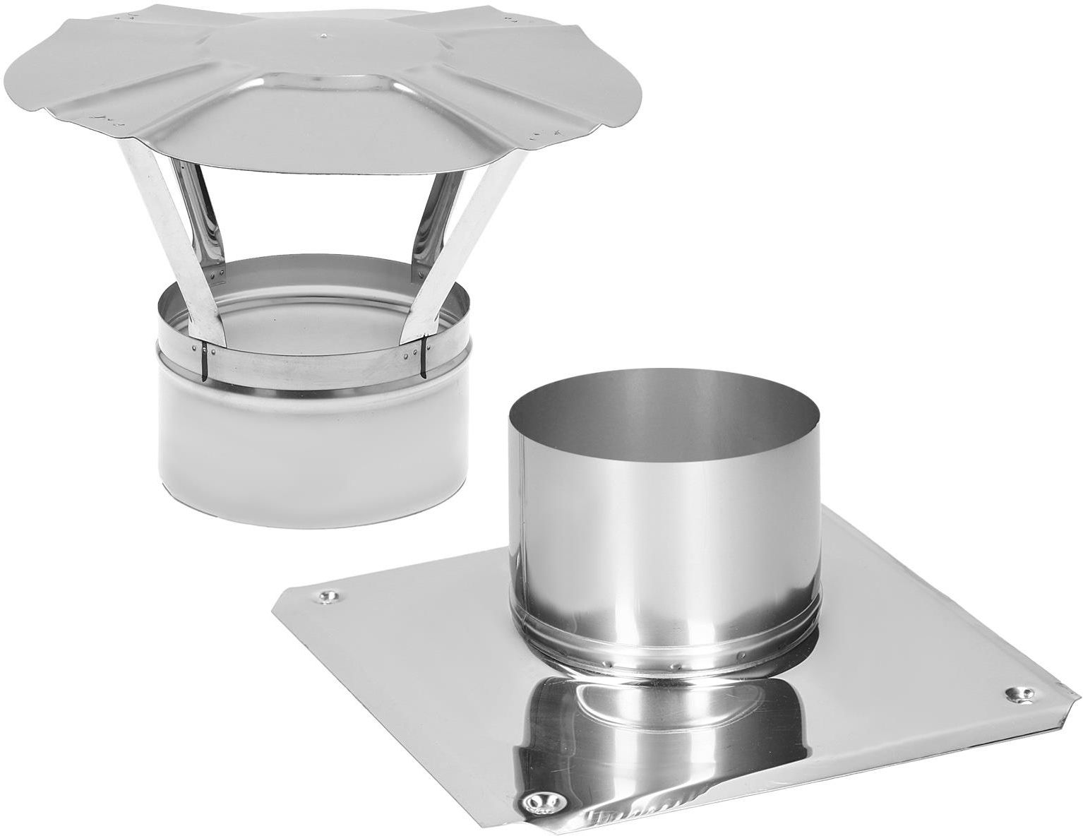 System kominkowy Kominy Polska Anna Jasińska Daszek Kominowy Z Podstawą Fi 300 Kwasoodporny ...