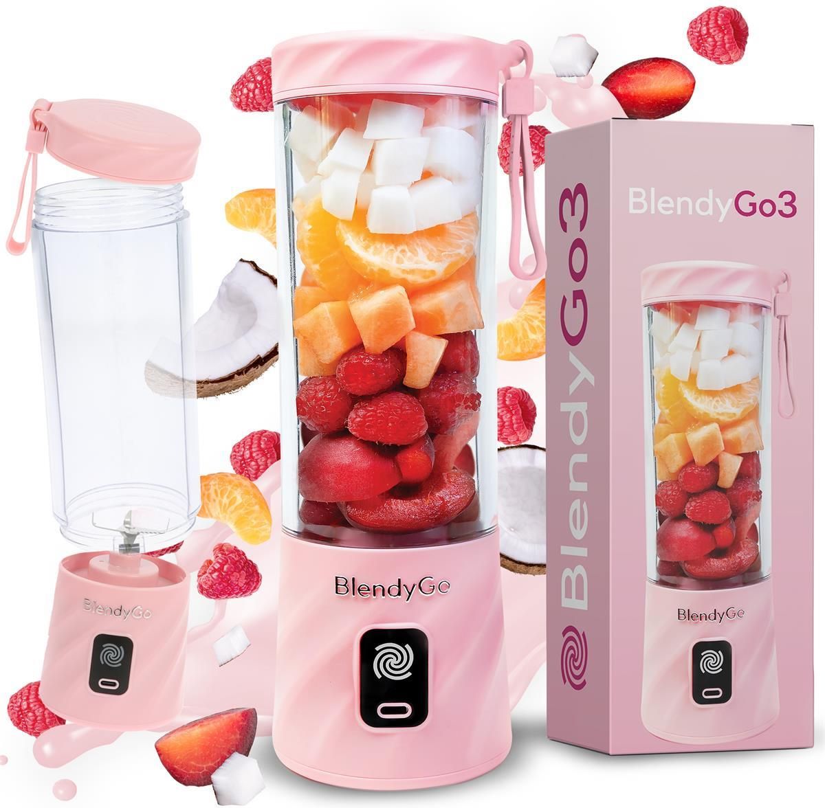BlendyGo 3 Różowy - Blender. Opinie i ceny na Ceneo.pl