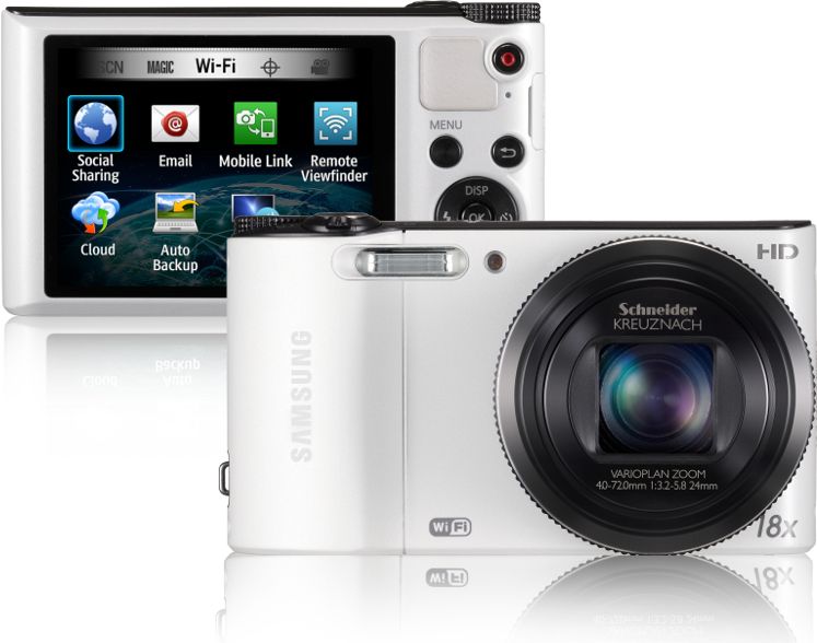 Aparat cyfrowy Samsung WB150F Biały - Ceny i opinie na Ceneo.pl