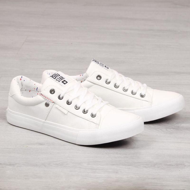 Trampki niskie eko skóra Big Star M GG174028 białe : Rozmiar - 43 - Ceny i opinie - Ceneo.pl