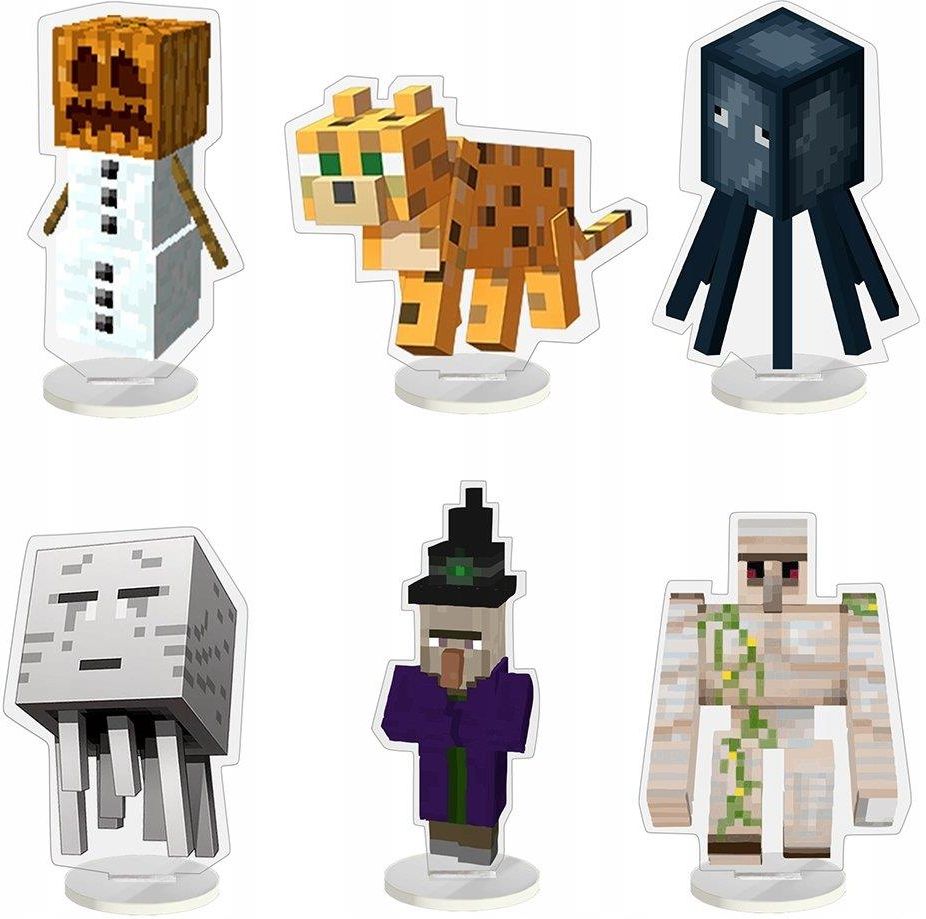 Plexido Zestaw Figurek Kolekcjonerskich Minecraft Postacie 6szt. - Ceny ...