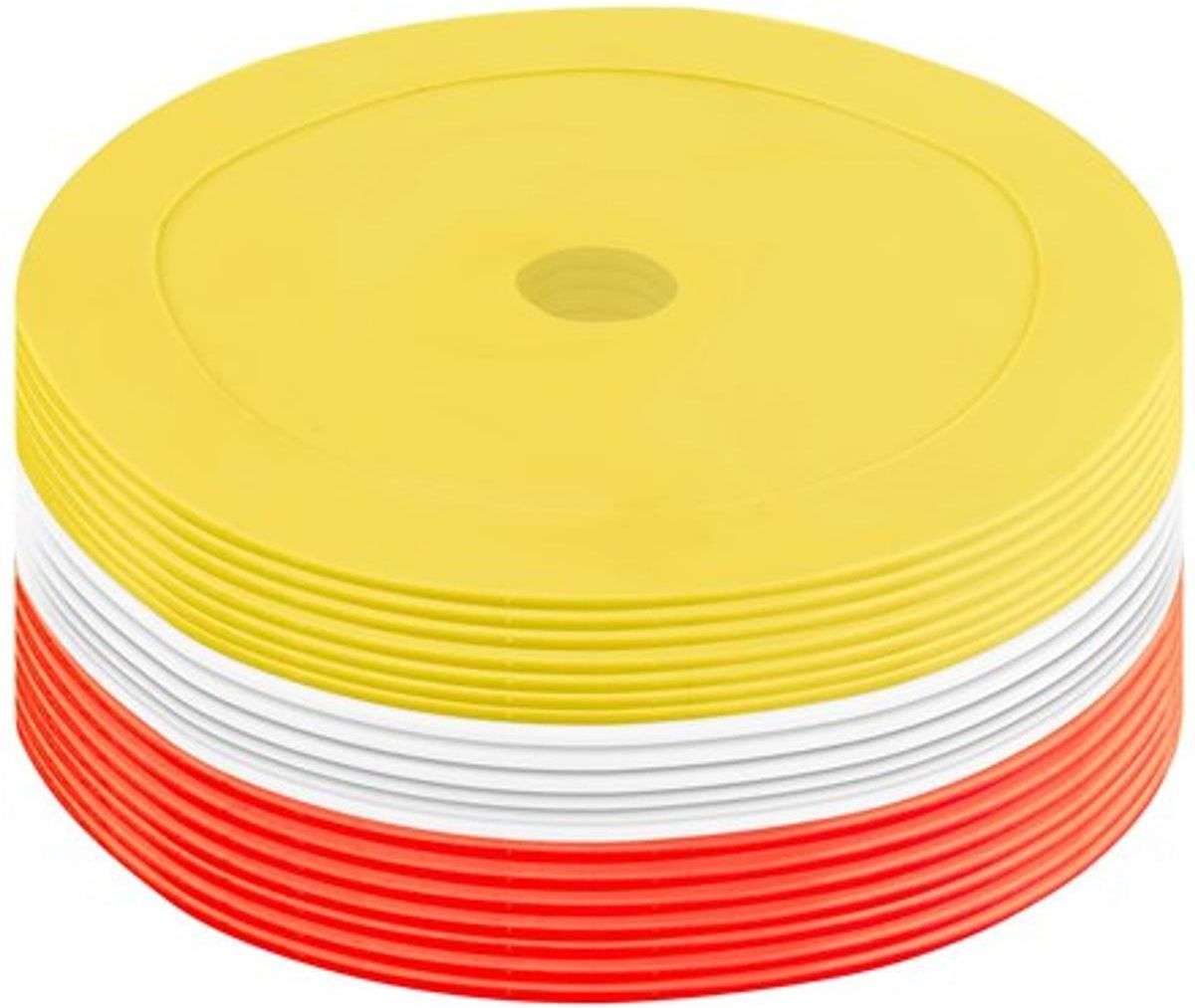 Pure2Improve Pure2Improve Rubber Training Markers Red/White/Yellow ...