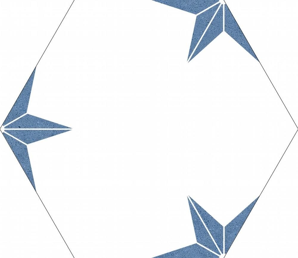 Płytki Codicer Hiszpania Stella Azul Hex 22x25 - Opinie i ceny na Ceneo.pl