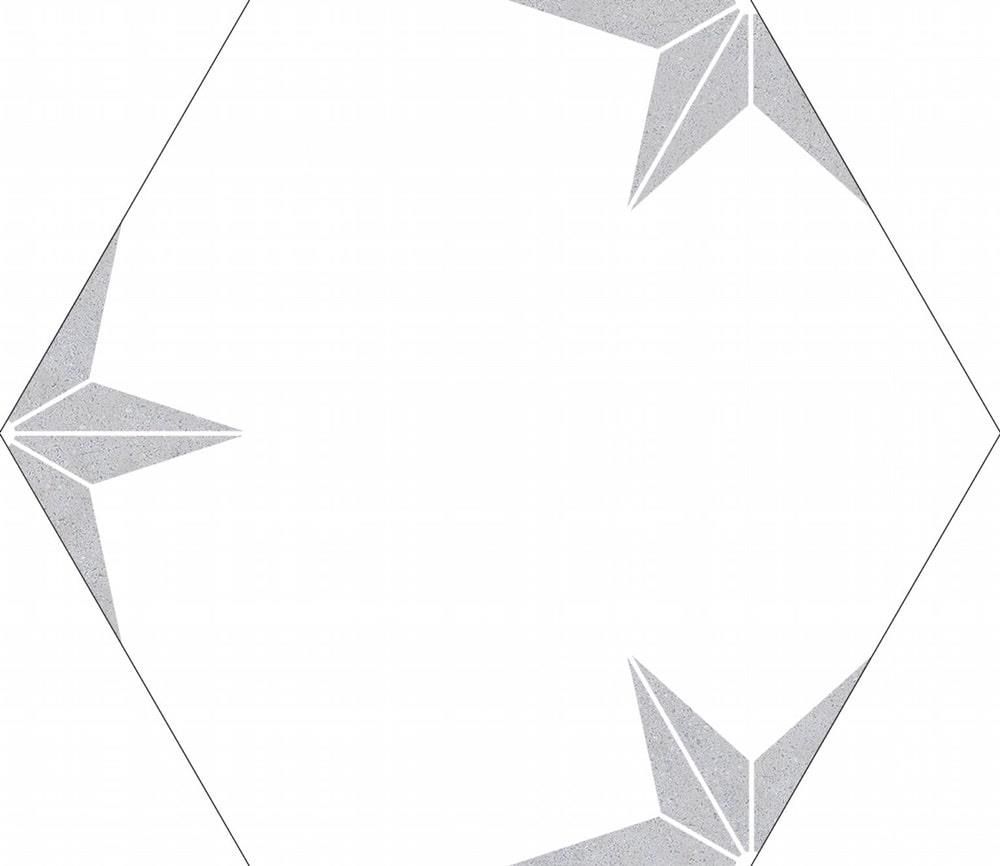 Płytki Codicer Hiszpania Stella Silver Hex 22x25 - Opinie i ceny na Ceneo.pl