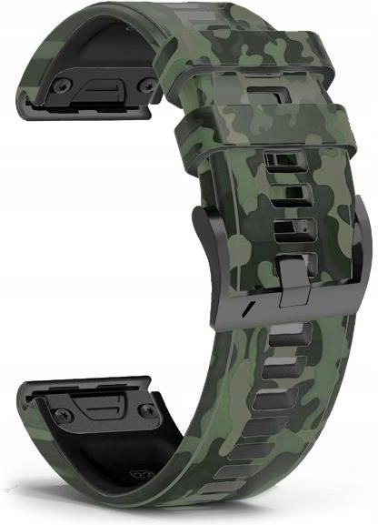 Tech Band Techband Zielone Moro Pasek Garmin Fenix 6X Szerokość 26Mm ...