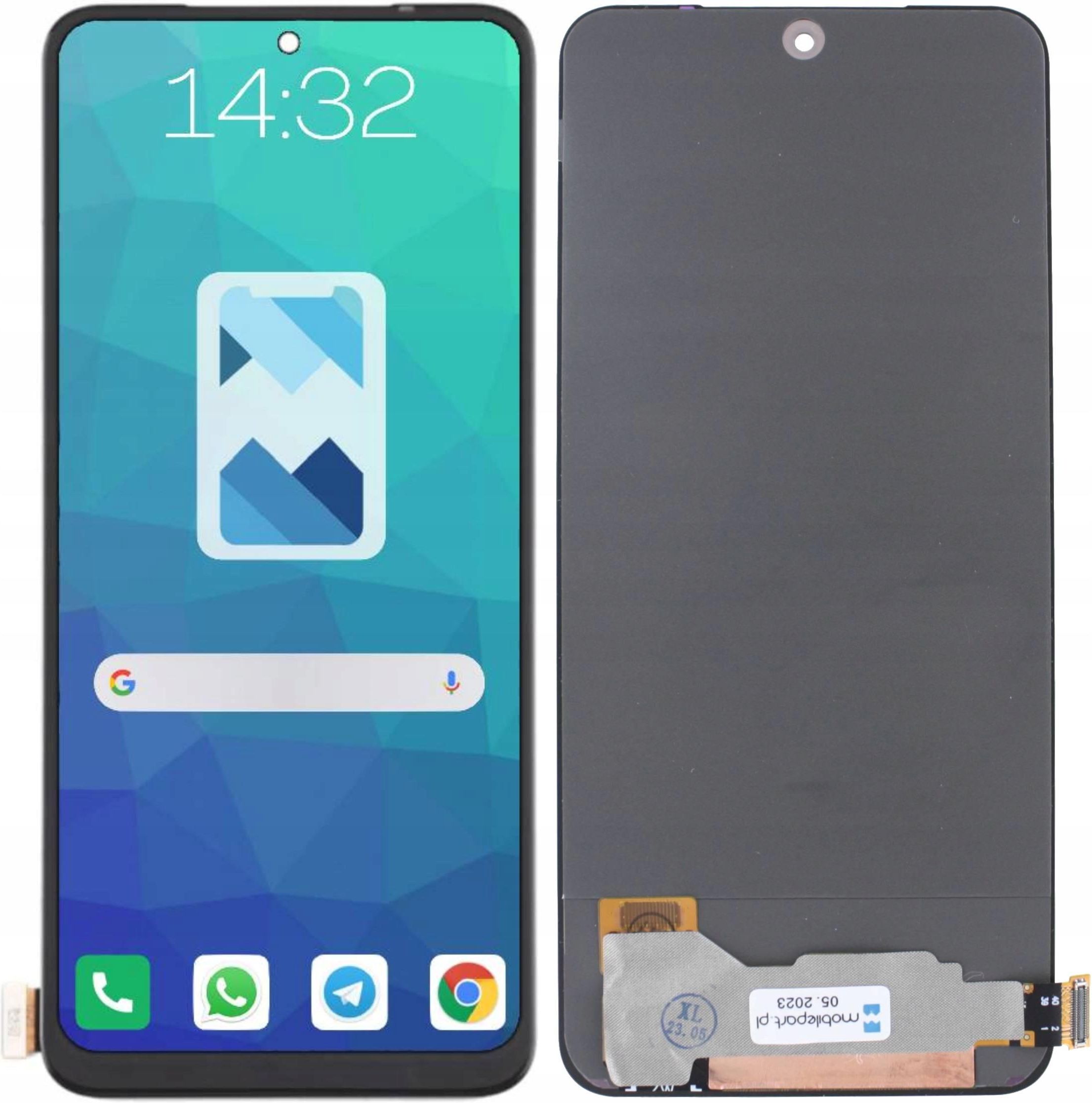 Podzespoły do telefonu Mobilepart Wyświetlacz Lcd Huawei M4 4G ...