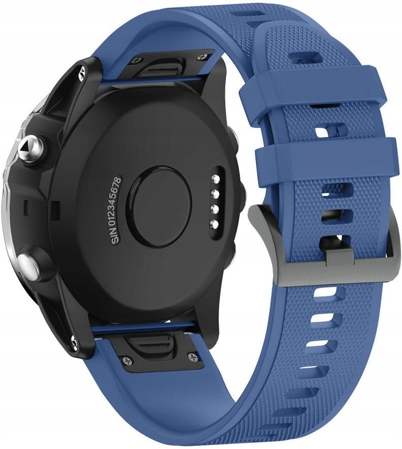 Tech Band Techband Niebieski Pasek Garmin Fenix 7S Sapphire Solar ...