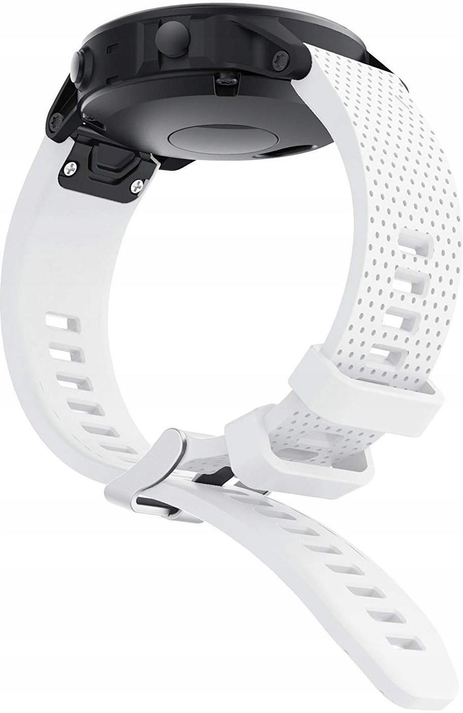 Tech Band Techband Biały Pasek Garmin Fenix 7S Pro Sapphire Solar ...