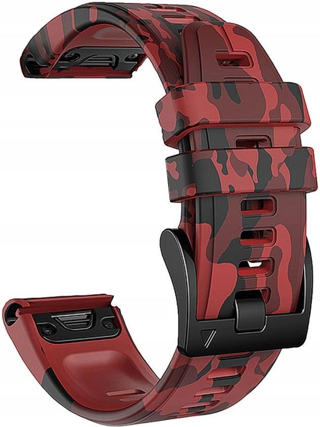 Tech Band Techband Czerwone Moro Pasek Garmin Fenix 6X Szerokość 26Mm ...