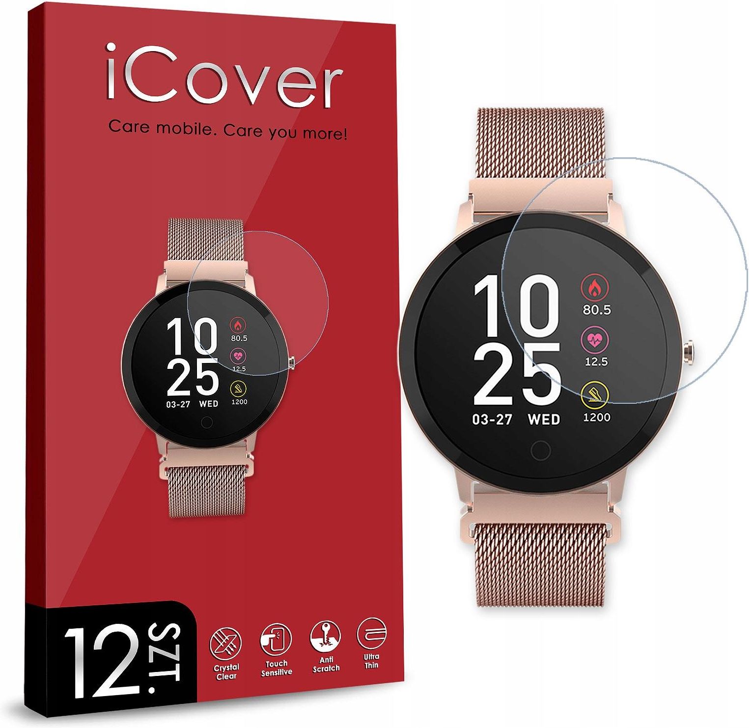 Icover 12Szt Szkło Hybrydowe Do Forever Forevive Sb320 - Opinie i ceny na Ceneo.pl