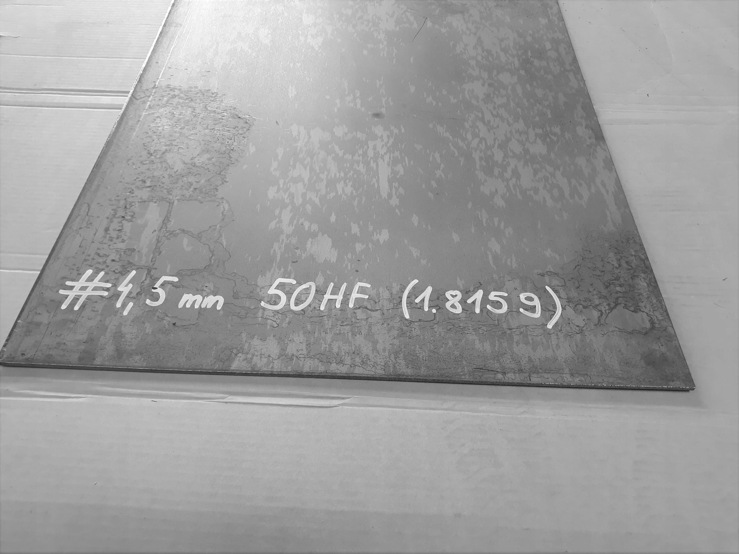 Materiały konstrukcyjne Stal 50Hf 1.8159, Formatka #4,5X30X350Mm ...