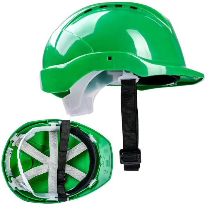 Kask Ochronny Hełm Budowlany Zielony - Ceny i opinie - Ceneo.pl