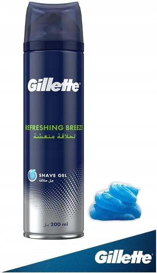 Gillette Żel do Golenia Refreshing Breeze 200ml - Opinie i ceny na Ceneo.pl