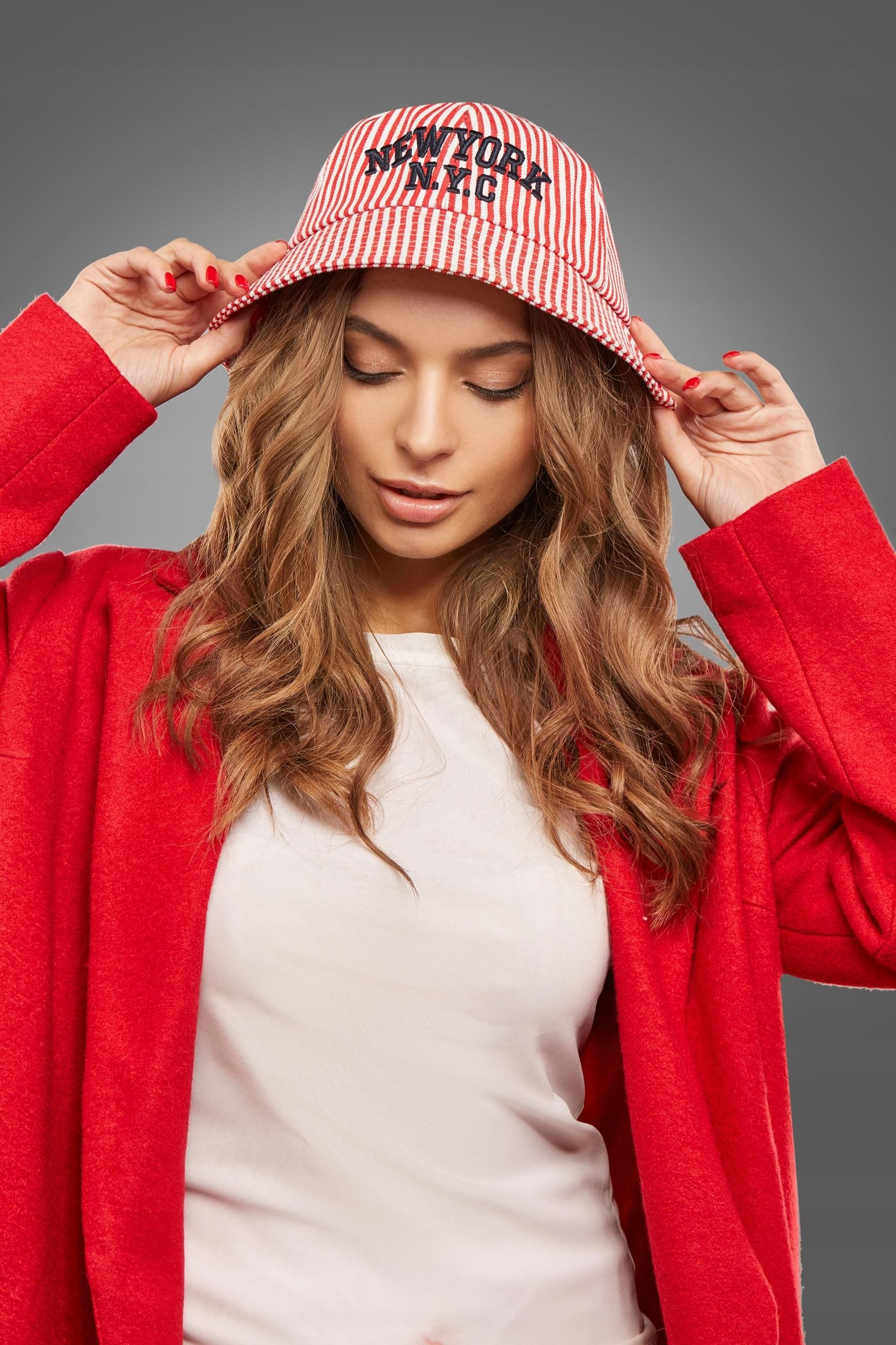 Kapelusz typu bucket hat z haftem czapka damska - Ceny i opinie - Ceneo.pl