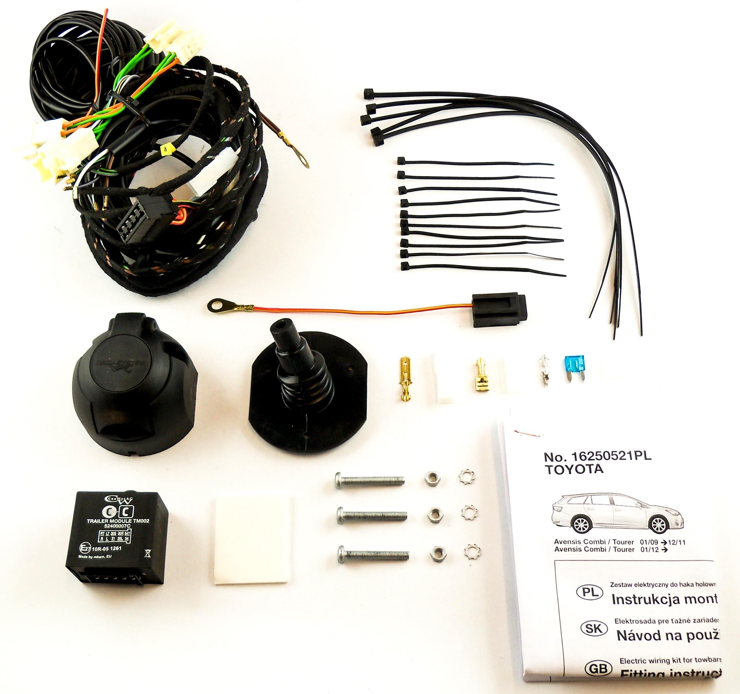 Hak System Wiązka Dedykowana Toyota Avensis Sedan Od 2009 15 - Opinie i ...