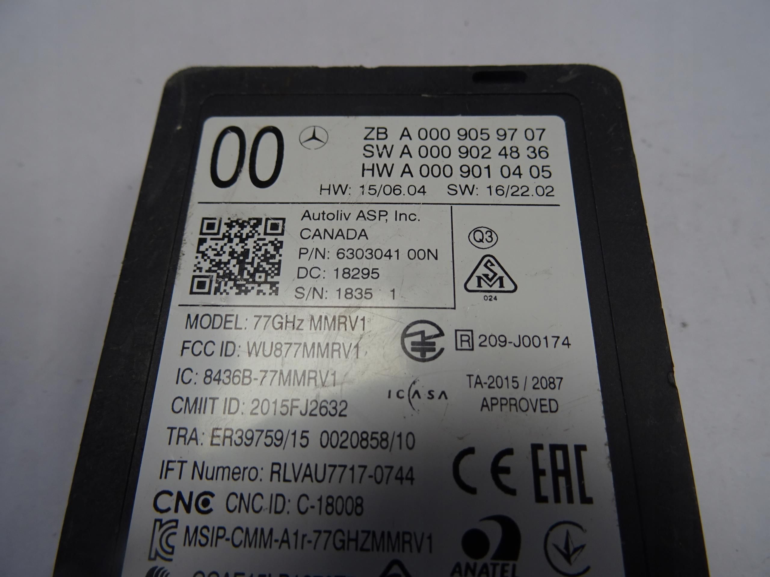 Mercedes Benz Radar Czujnik Sensor W213 222 A0009059707 - Opinie i ceny ...