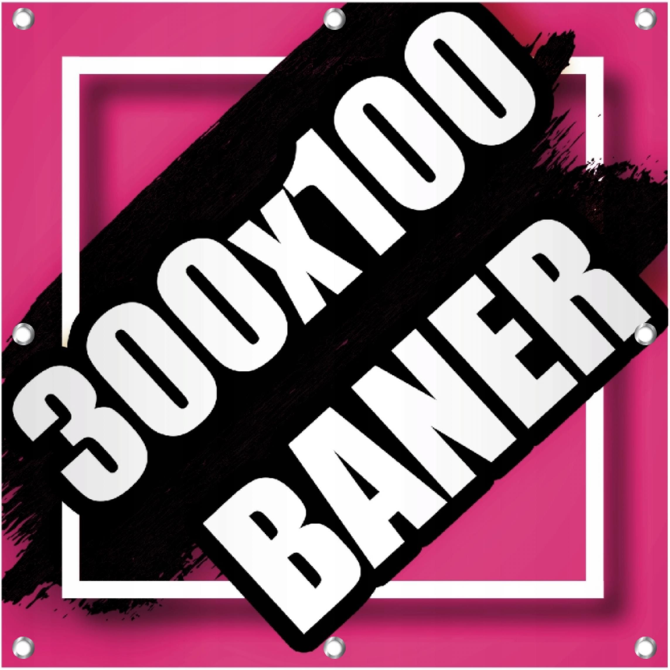 Baner reklamowy 300x100 banery Premium banner - Ceny i opinie - Ceneo.pl