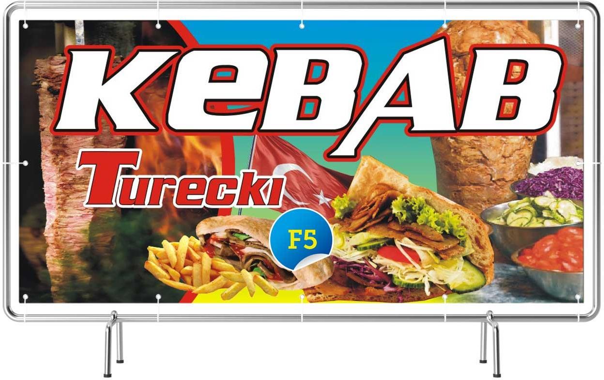 Solidny Baner Reklama 2,5x1,25m Kebab, Kebap - Ceny i opinie - Ceneo.pl
