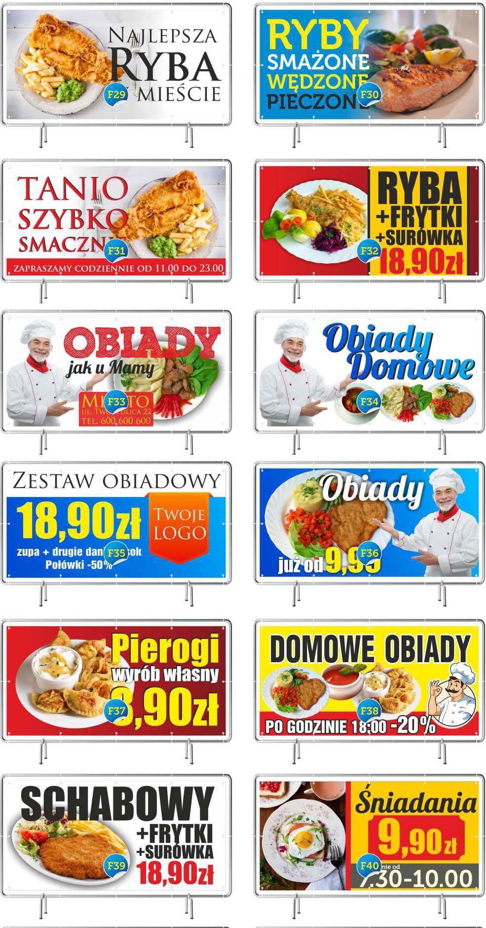 Solidny Baner Reklama 2,5x1,25m Kebab, Kebap - Ceny i opinie - Ceneo.pl