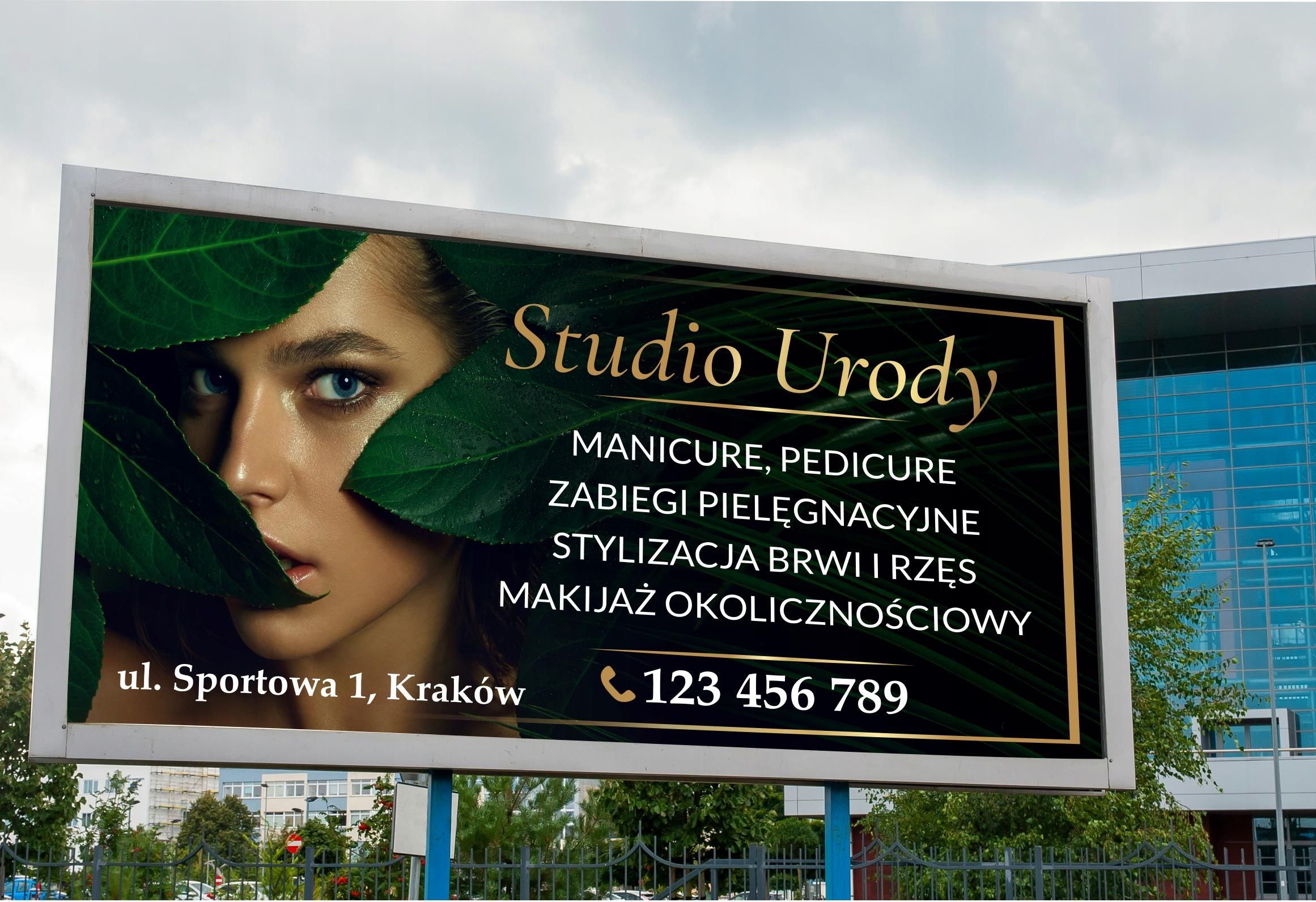 Baner reklamowy dla salonu kosmetycznego, 2x1m - Ceny i opinie - Ceneo.pl