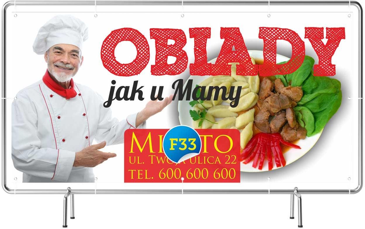 Baner Reklama 2,5x1,2m Smażalnia Ryb Restauracja - Ceny i opinie - Ceneo.pl