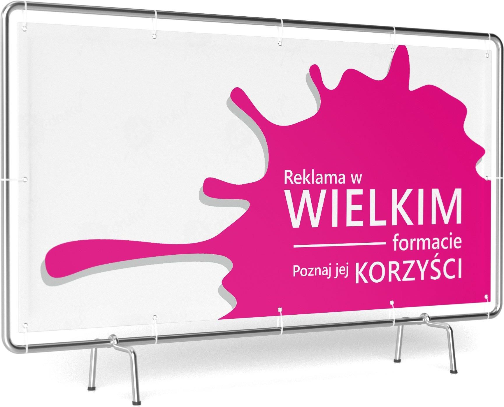 Baner Reklamowy 2x4m Banery Reklamowe Projekt - Ceny i opinie - Ceneo.pl
