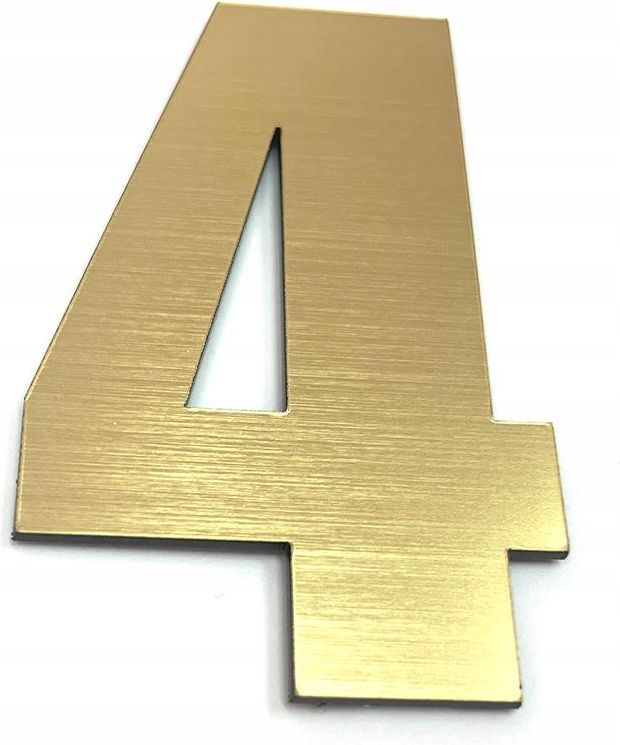 Numerek na drzwi, cyfra , złota 12 cm! - Ceny i opinie - Ceneo.pl