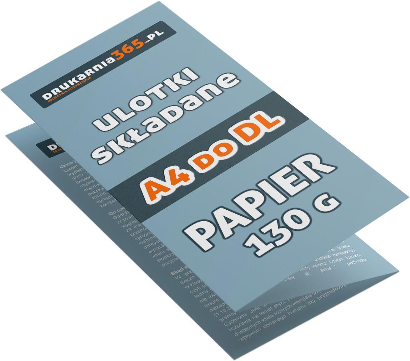 Ulotki składane A4 do DL/A5, 1000 szt. papier 130g - Ceny i opinie - Ceneo.pl