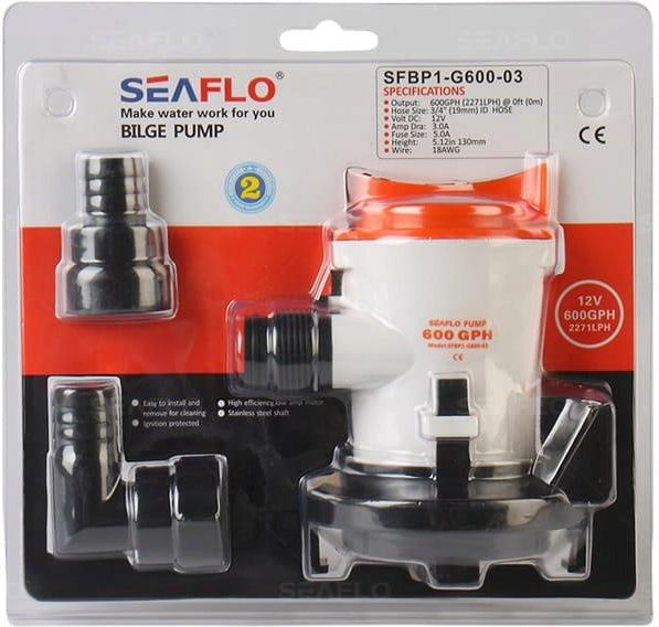 Seaflo Pompa Zęzowa 12 V 350 Gph 1300 L/H Sfbp1-G350-03 - Opinie i ceny ...