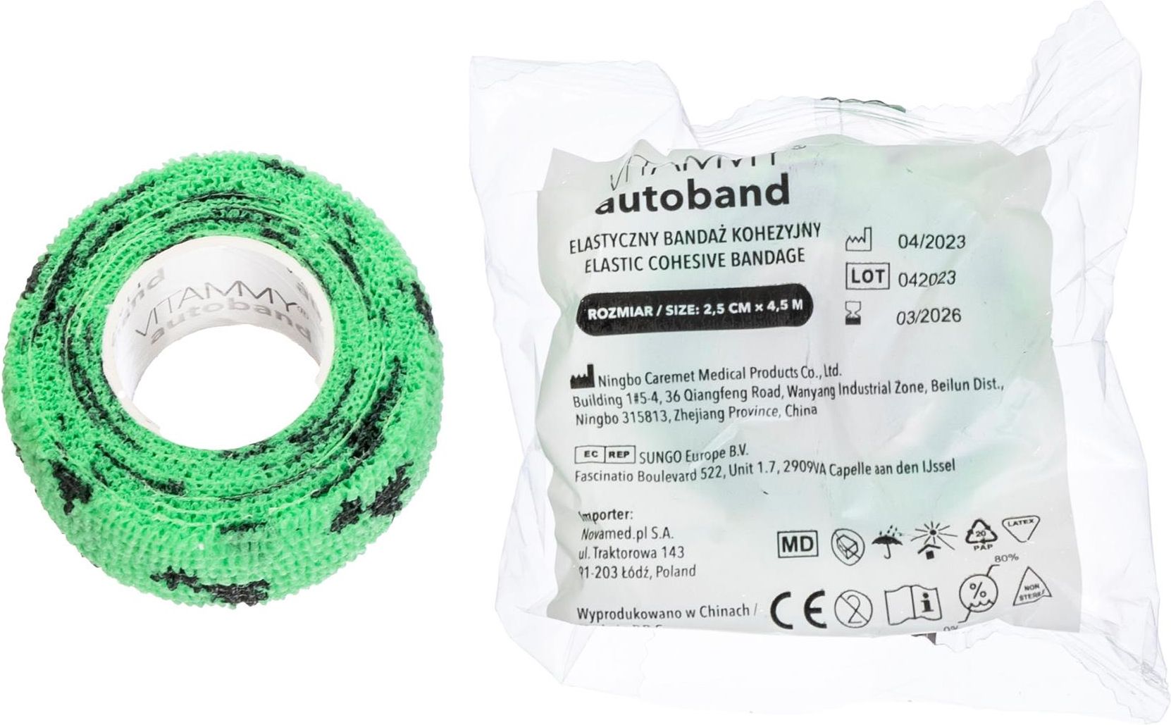 Vitammy Elastyczny Bandaż Kohezyjny Autoband Dinozaury 2,5Cm X 450Cm ...
