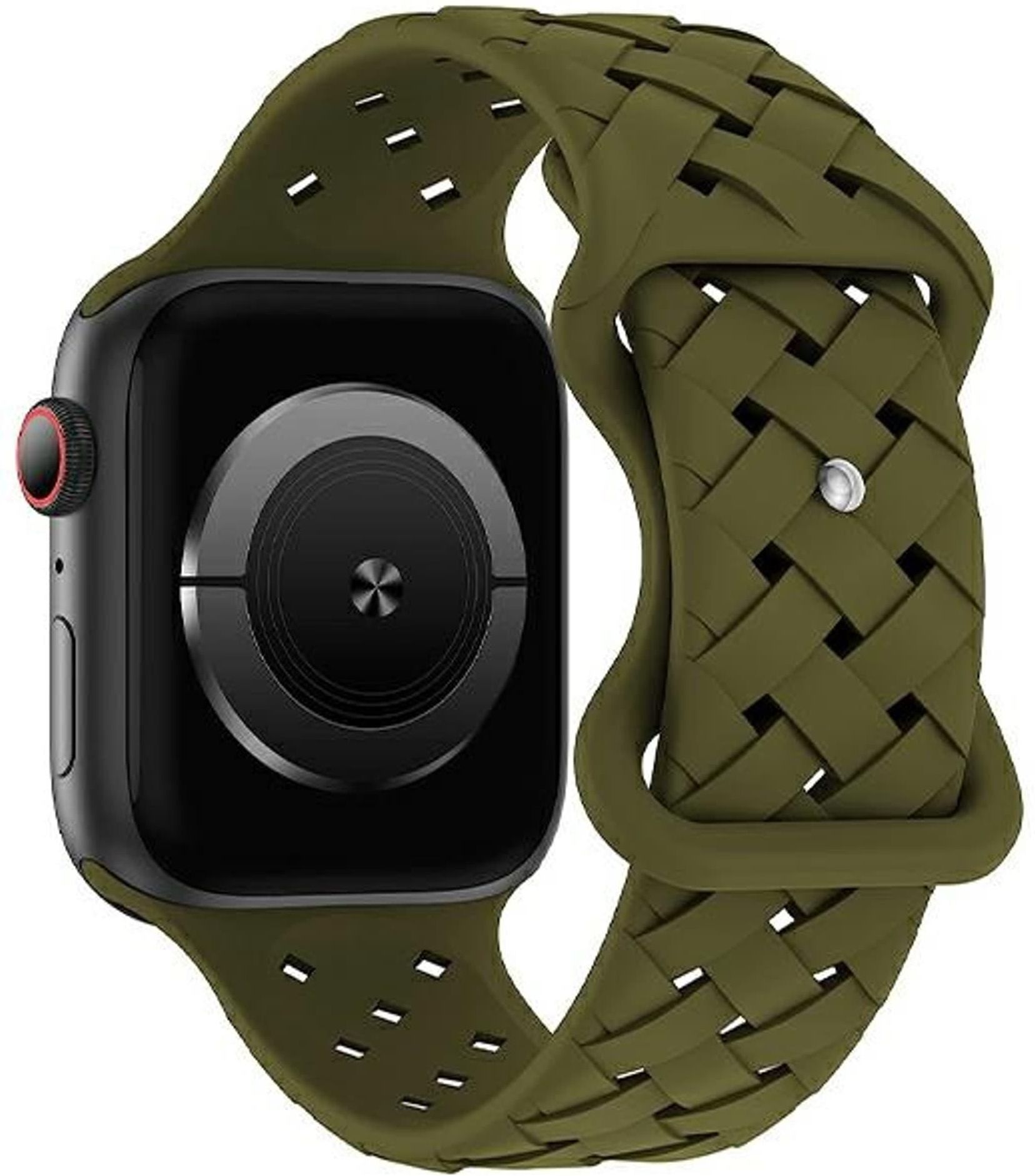 Beline Pasek Apple Watch Silicone Woven 38/40/41Mm Oliwkowy /Oliver Box ...