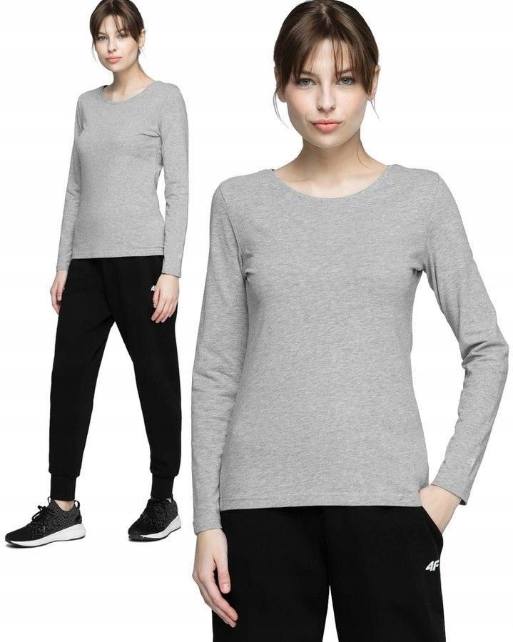 Bluza Damska 4F Longsleeve bluzka Sportowa Bawełna - Ceny i opinie ...