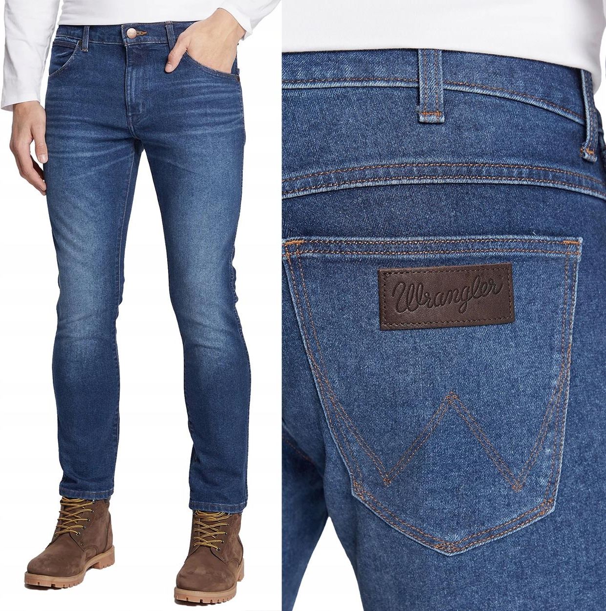 Wrangler Larston Slim Special Thermo Dżins W36 L34 - Ceny i opinie ...