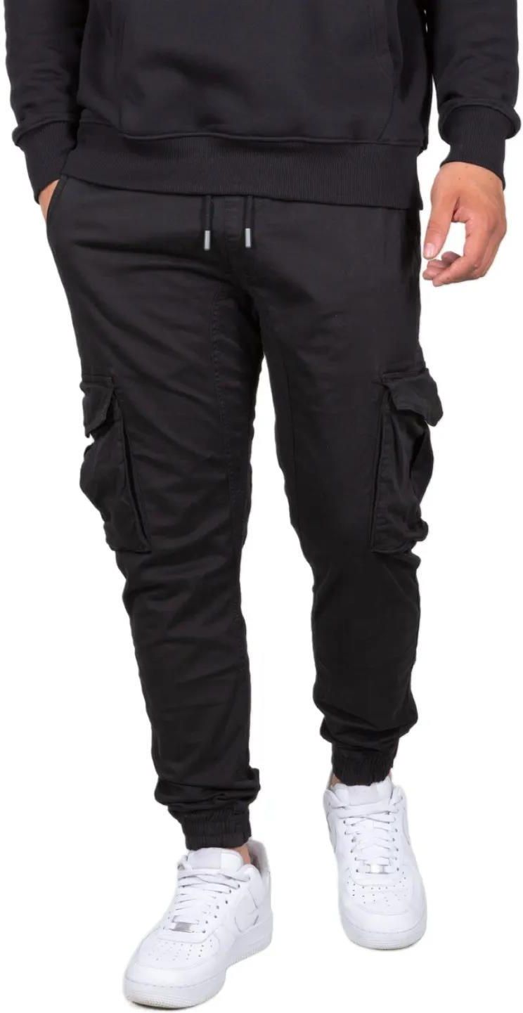Spodnie Alpha Industries Cotton Twill Jogger 116202 03 - Czarne - Ceny ...