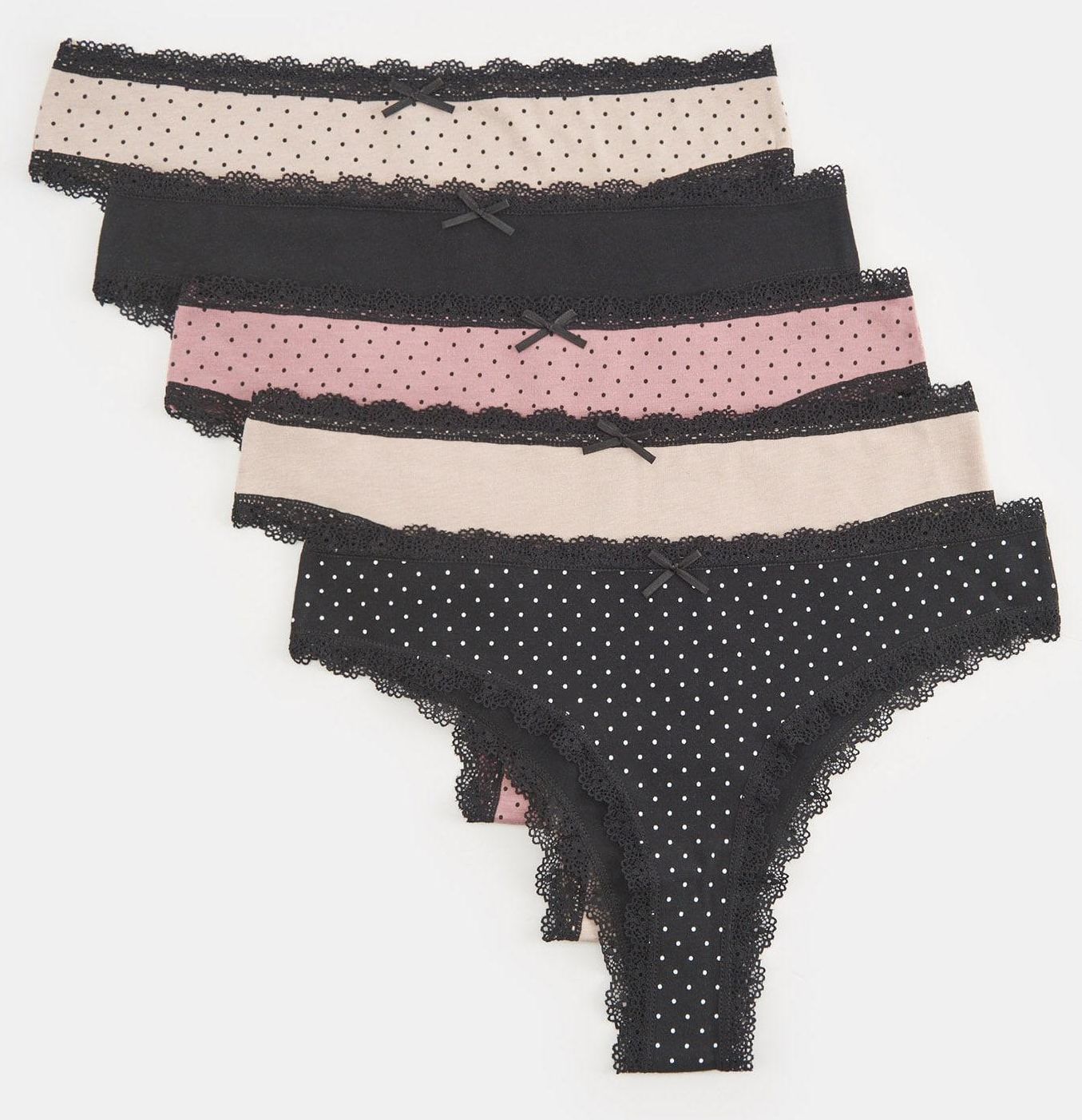 Sinsay - Majtki brazyliany 5 pack - Wielobarwny - Ceny i opinie - Ceneo.pl