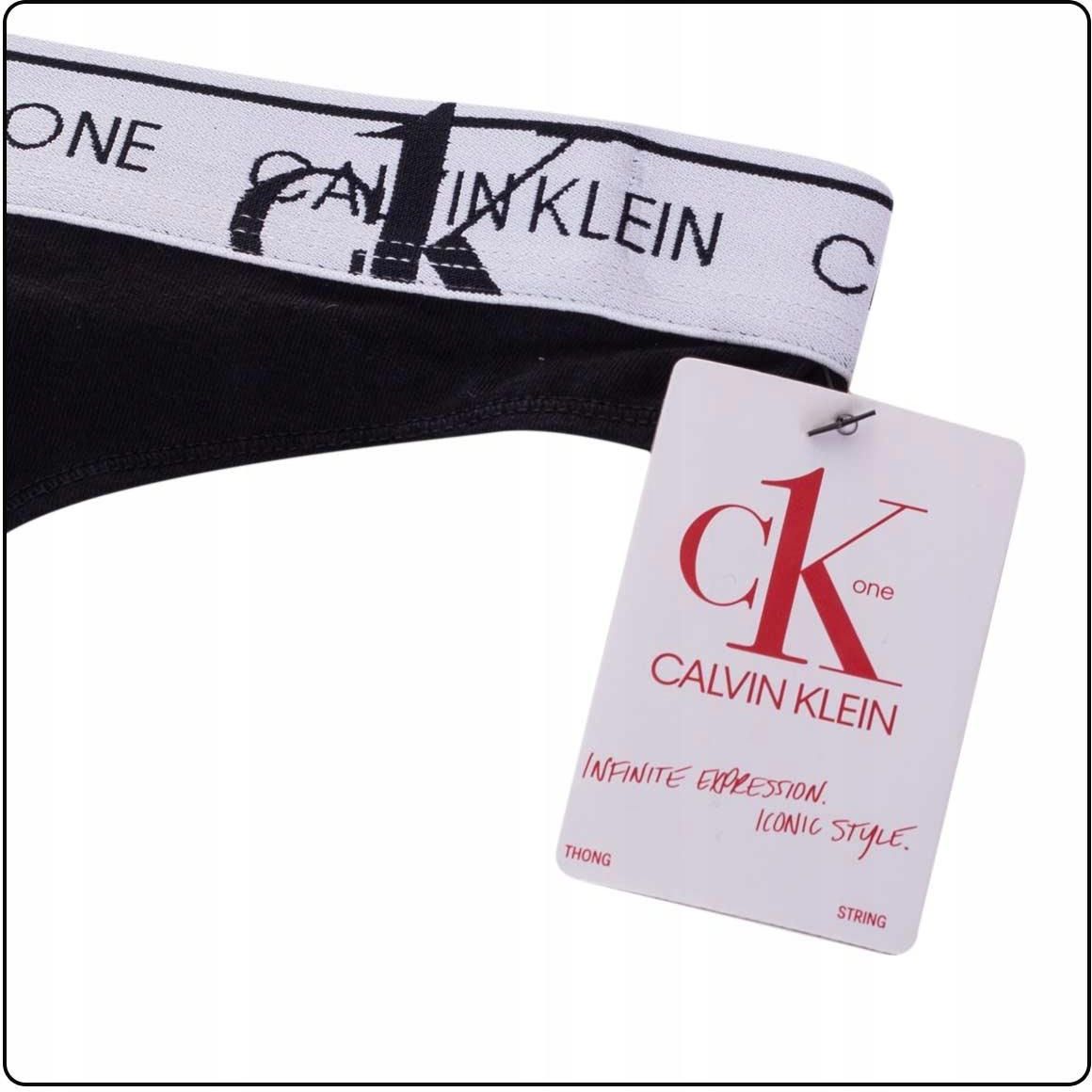 Calvin Klein Damskie Majtki Stringi Black r.M - Ceny i opinie - Ceneo.pl